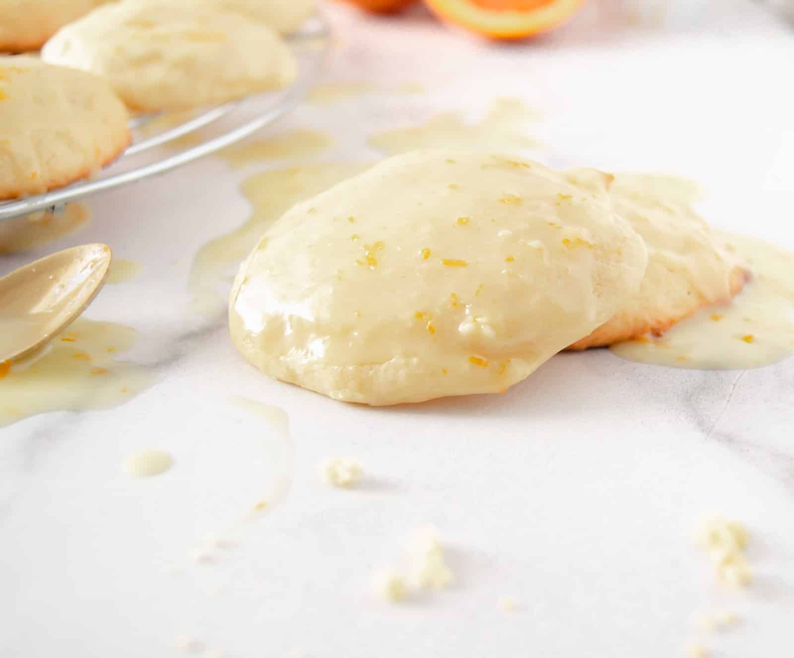 Blood orange cookies - Kate the baker